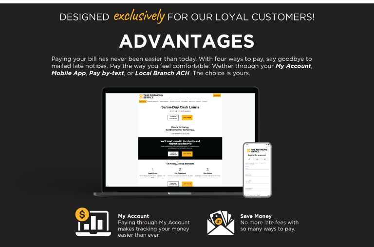 Payment Options – Time Financing Service
